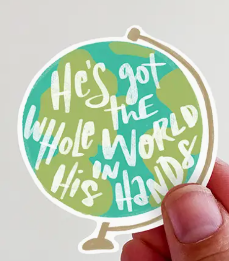 Whole World Vinyl Sticker – DearMeBoutique